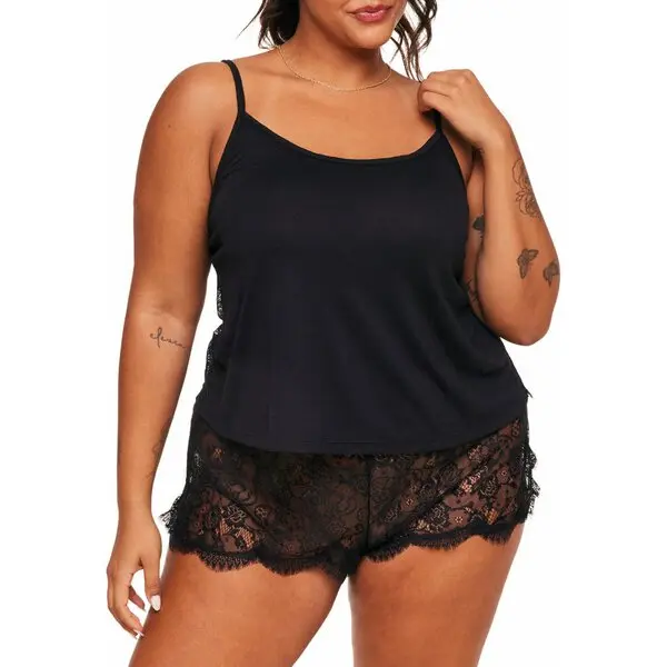 ADORE ME Reign Cami & Short Set Lingerie - Black