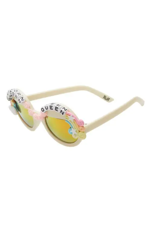 RAD + REFINED Unicorn Queen Round Sunglasses
