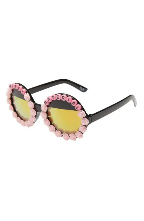 RAD + REFINED 50mm Polarized Round Sunglasses