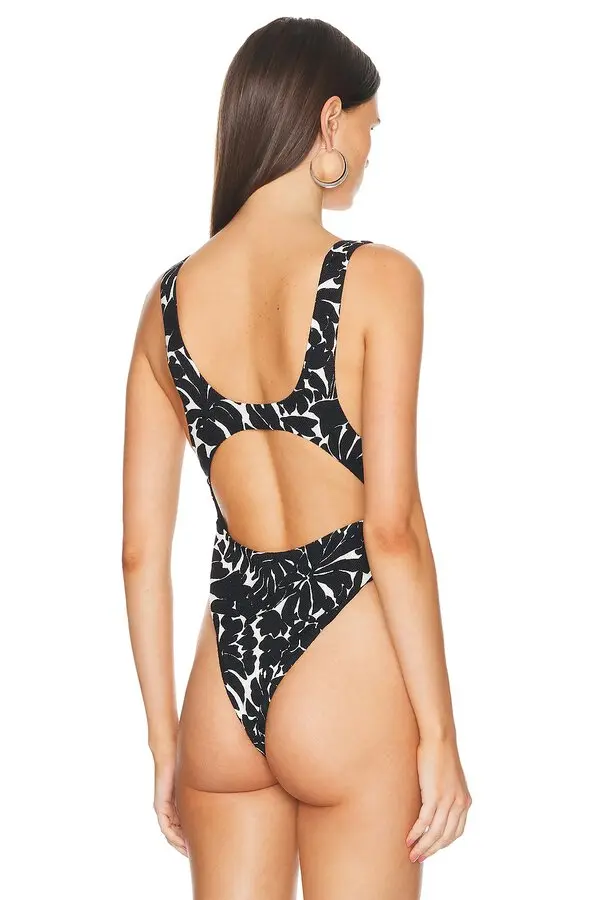 Saint Laurent Palm Print Bodysuit