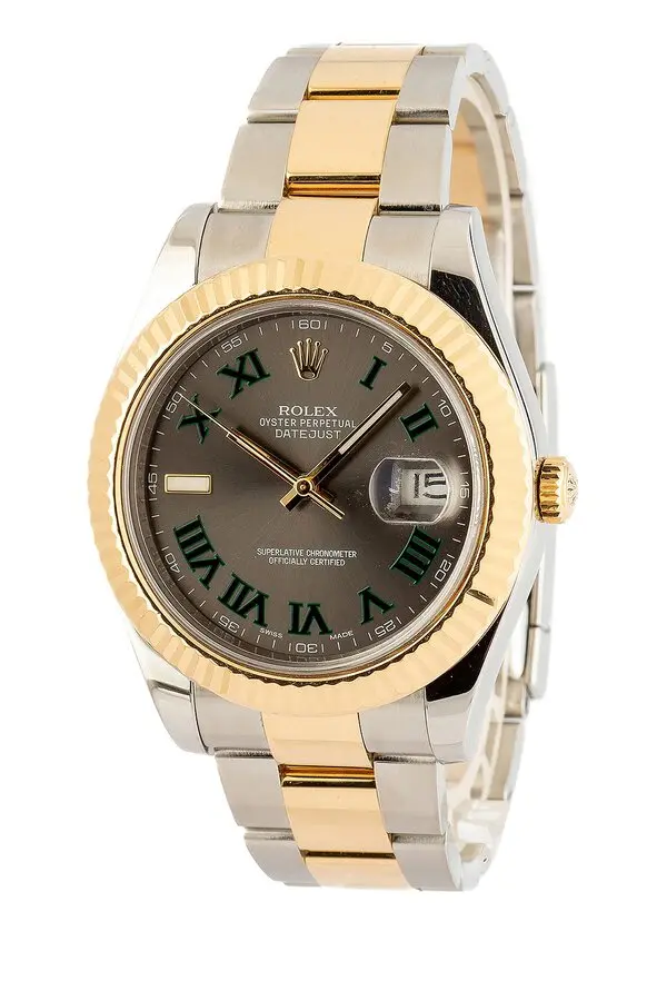 FWRD RENEW Rolex Datejust Ii 116333 - Stainless Steel  18k Yellow Gold  & Dark