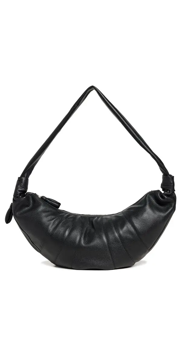 LEMAIRE Large Croissant Bag - Black