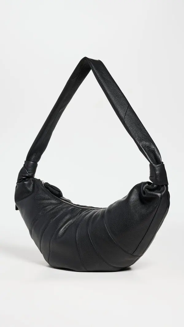 LEMAIRE Large Croissant Bag - Black