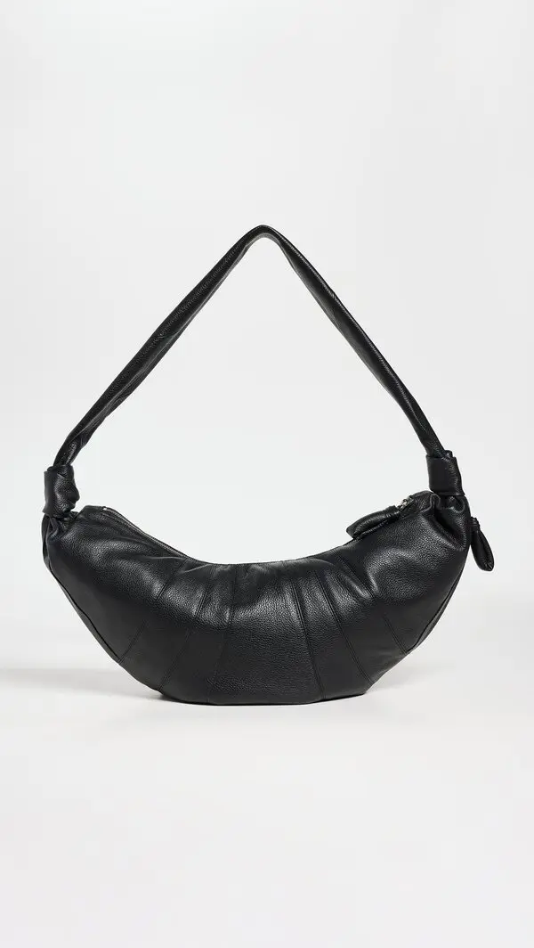 LEMAIRE Large Croissant Bag - Black