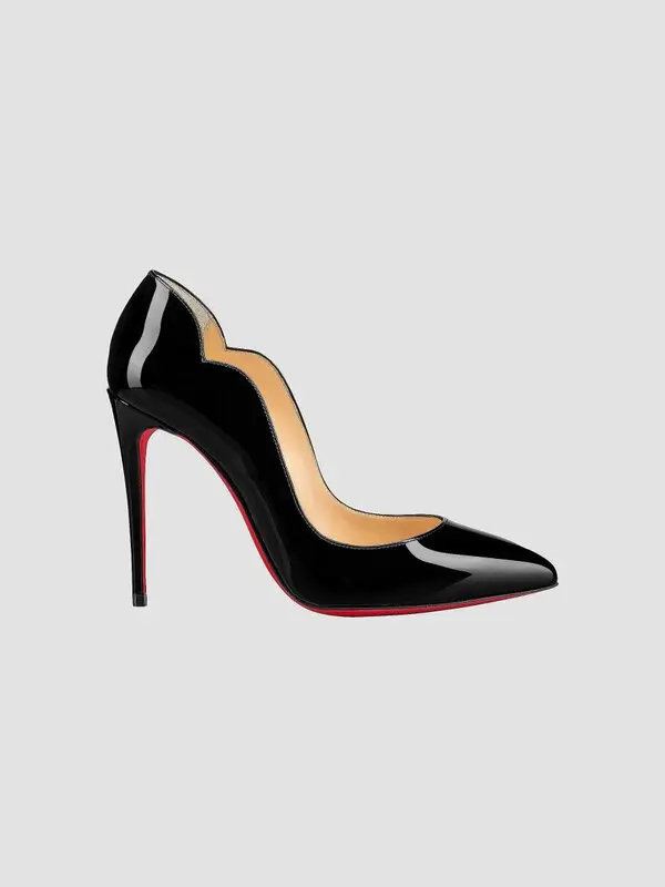 CHRISTIAN LOUBOUTIN Hot Chick 100mm Leather Pumps - Black