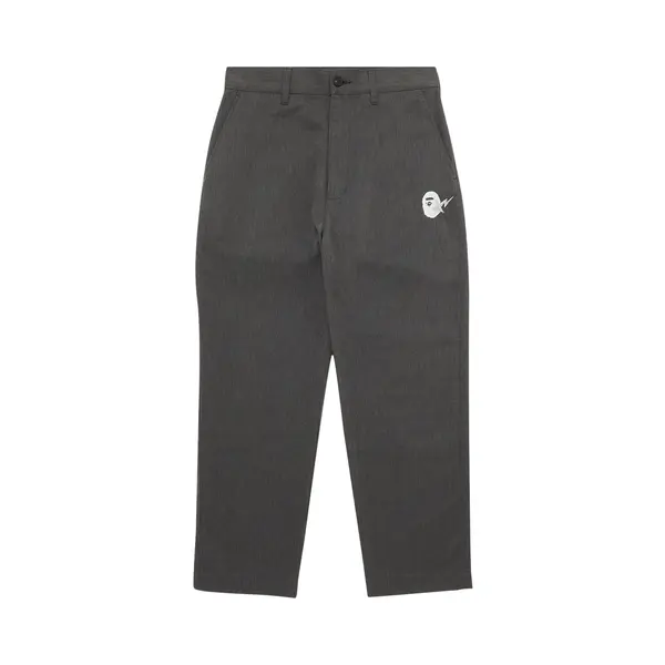 A BATHING APE Exclusive Chino Melange Pants Charcoal