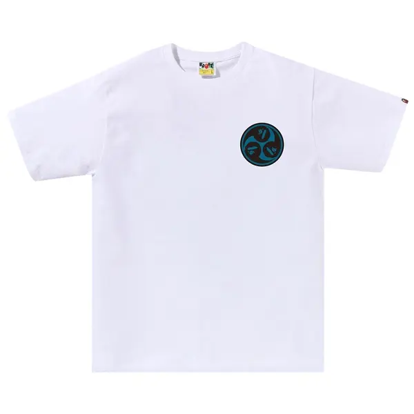 A BATHING APE Japan Culture Mitsudomoe Tee - White