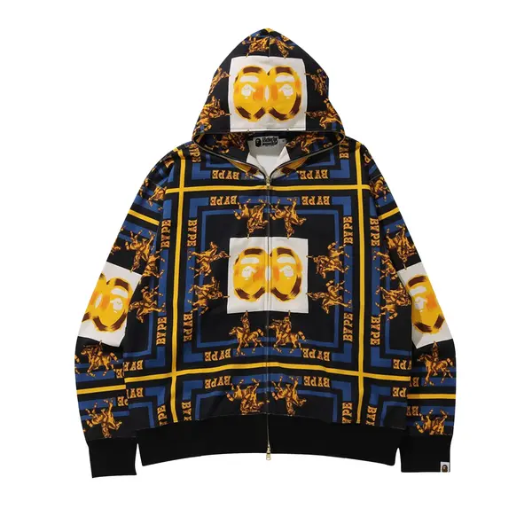 A BATHING APE Double Ape Head Relaxed Full Zip Hoodie
