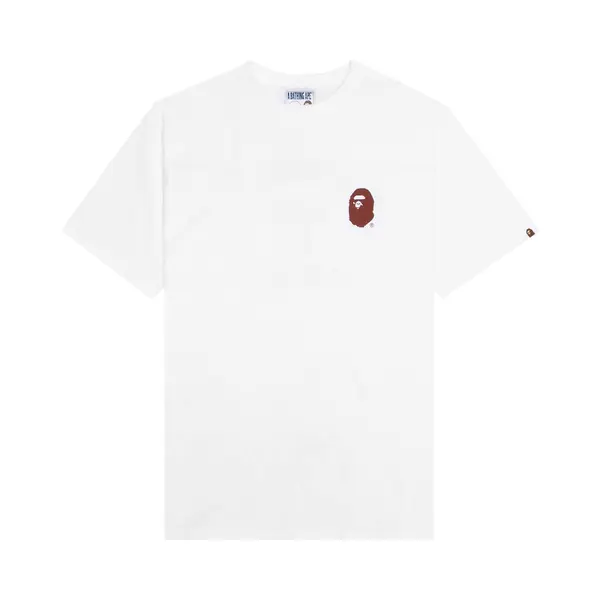 A BATHING APE Lettered Tee - White