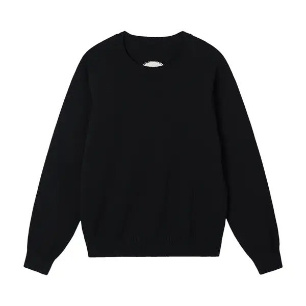 StüSsy Bent Crown Sweater - Black | Editorialist