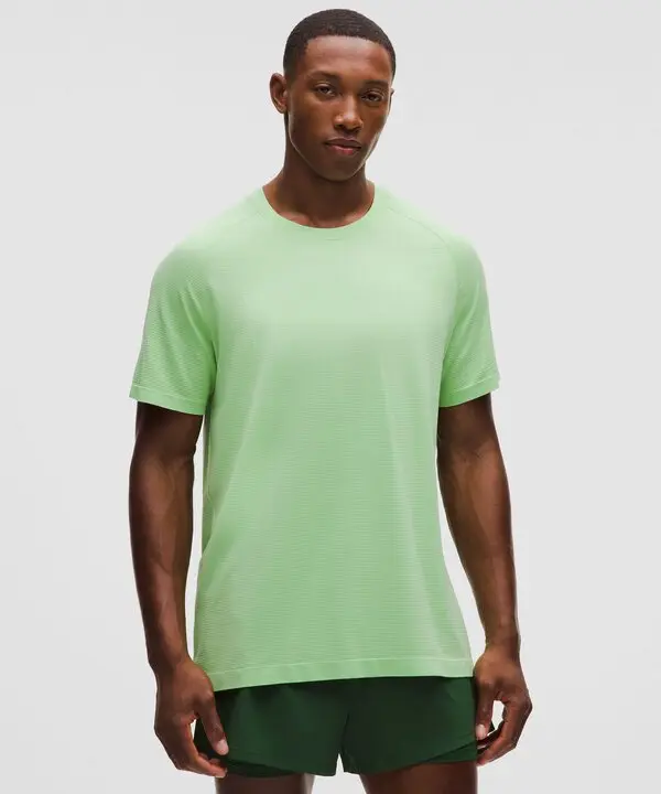 Lululemon Metal Vent Tech Short Sleeve - Kale Krush/kale Krush