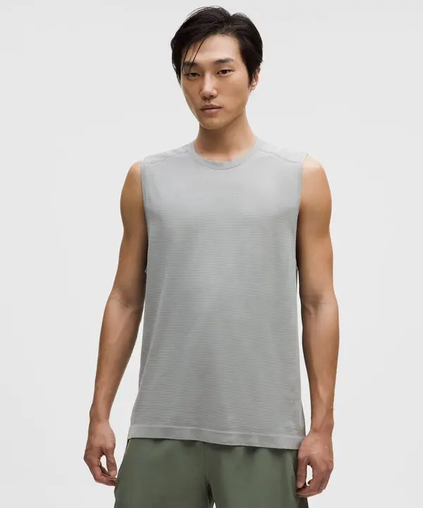 Lululemon Metal Vent Tech Sleeveless Shirt - Feather Grey/feather Grey