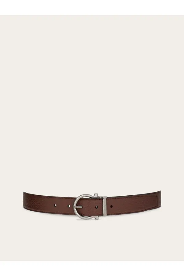 FERRAGAMO Reversible And Adjustable Belt - Red