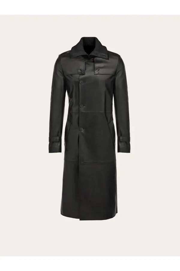 FERRAGAMO Leather Trench