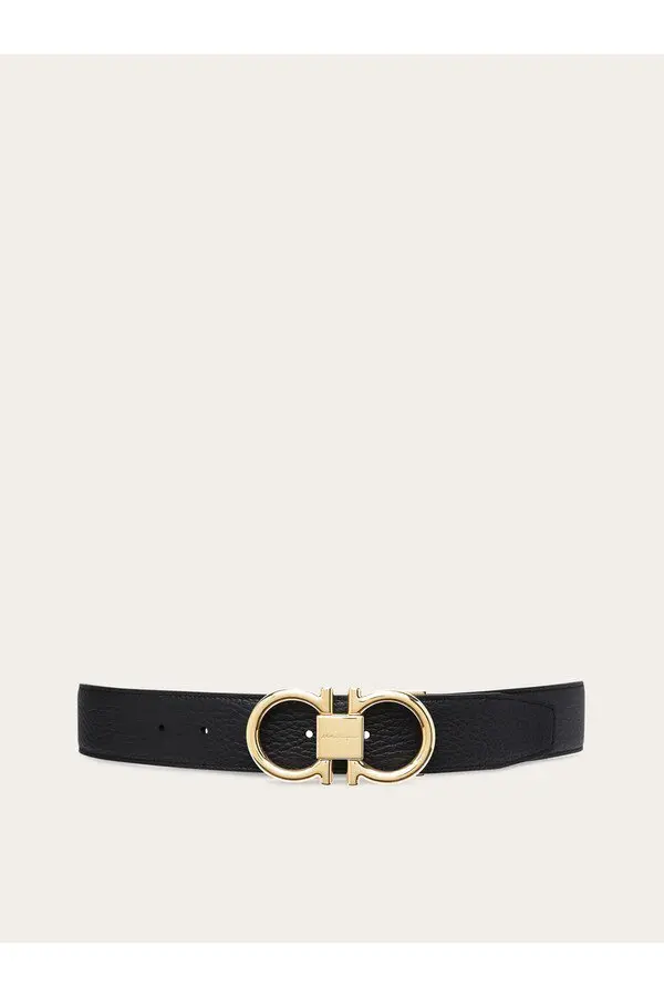 FERRAGAMO Reversible And Adjustable Gancini Belt