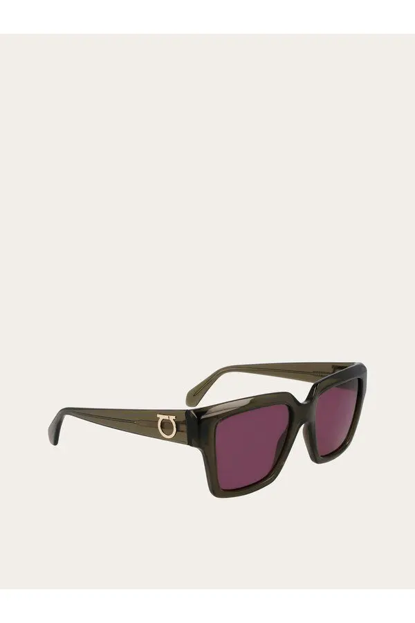 FERRAGAMO Rectangle Sunglasses - Brown