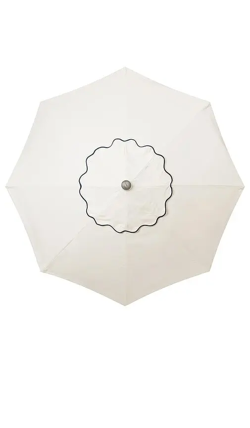 BUSINESS & PLEASURE Market Umbrella In White - Riviera White