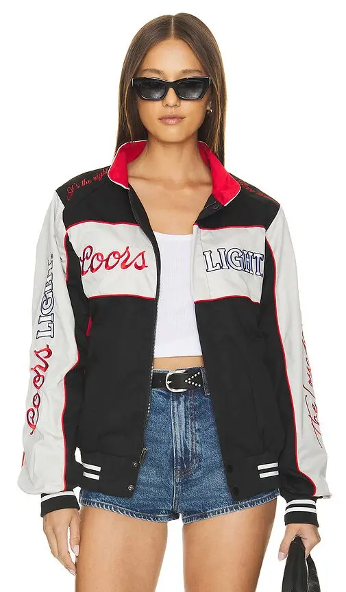 THE LAUNDRY ROOM Coors Light Racing Jacket In Black