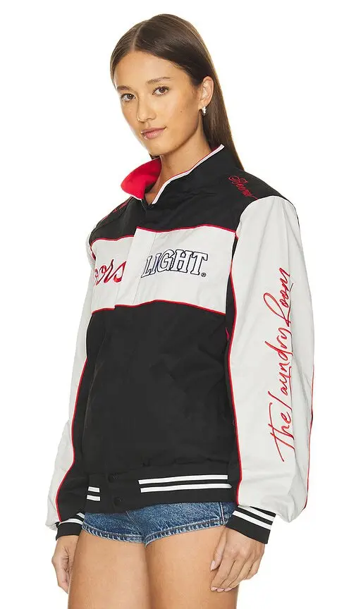 THE LAUNDRY ROOM Coors Light Racing Jacket In Black