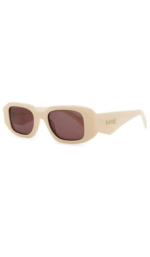 Banbe The Nina Sunglasses In Bone & Auburn - 29% Off 