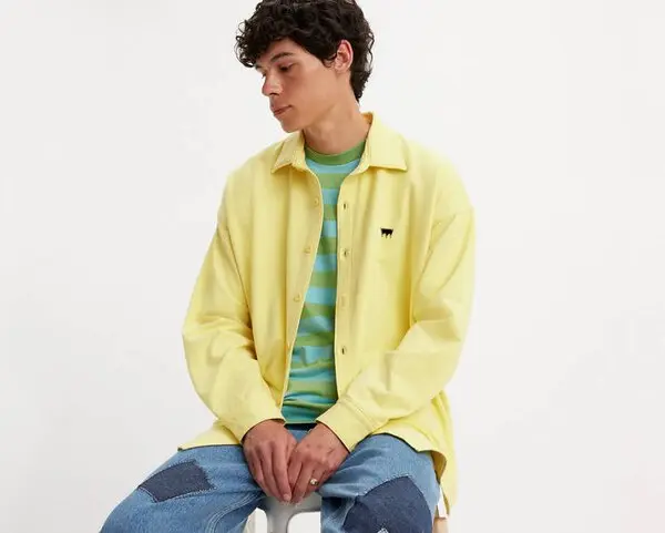 LEVI'S Skateboarding Button-up Fleece