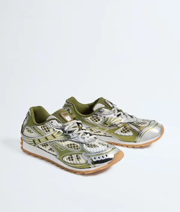 Bottega Veneta Orbit Sneaker - Mud/white