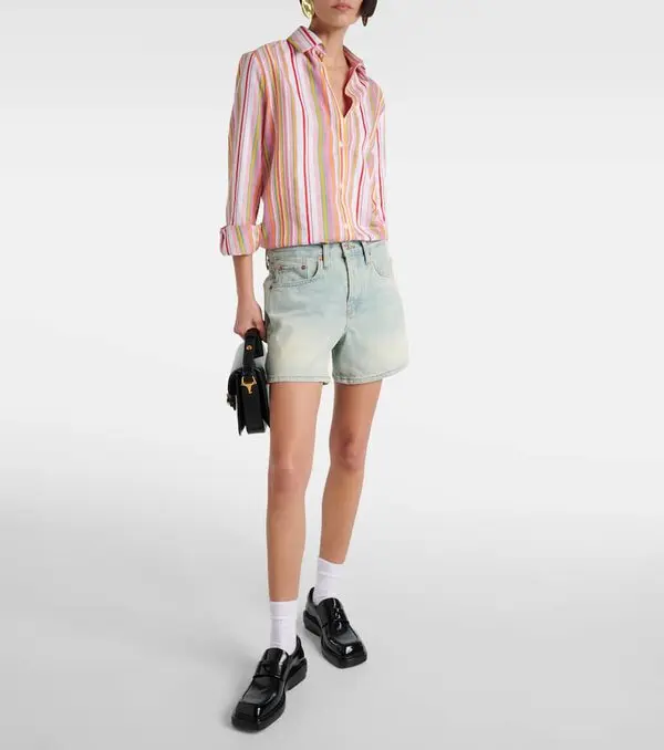 RE/DONE Mid-rise Denim Shorts