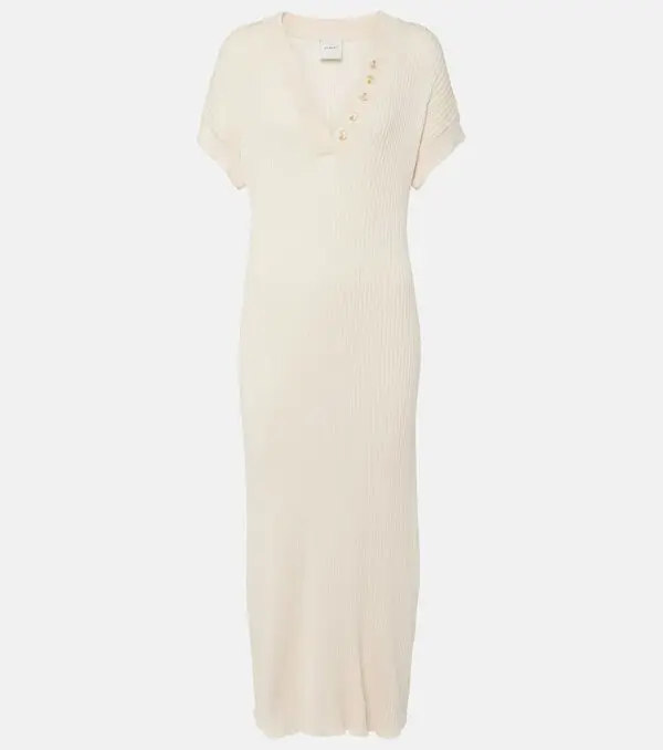 gold knitted maxi dress Alondra Knit Maxi Dress main image 0