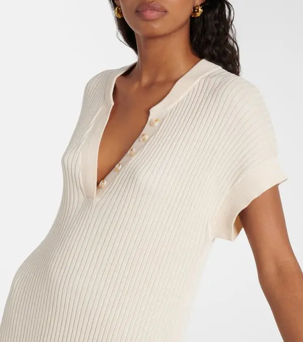 knee length dresses for ladies Maeve Rib Knit Midi Dress