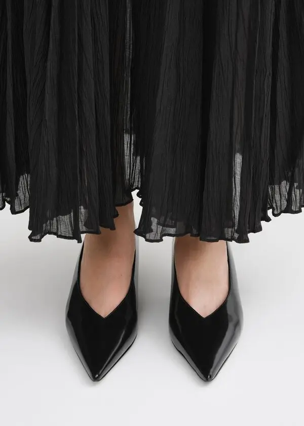 TOTEME Wedge-heel Abrasivato Pumps