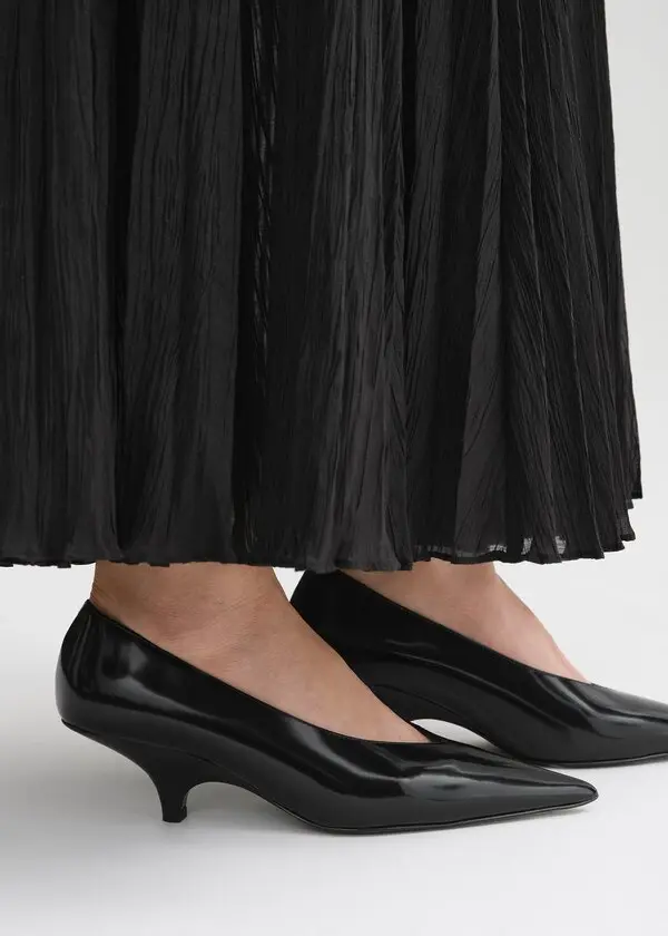 TOTEME Wedge-heel Abrasivato Pumps