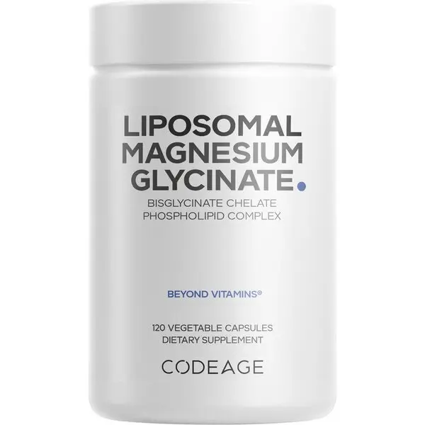 CODEAGE Magnesium Glycinate Chelate Mineral Supplement 1-month Supply - White