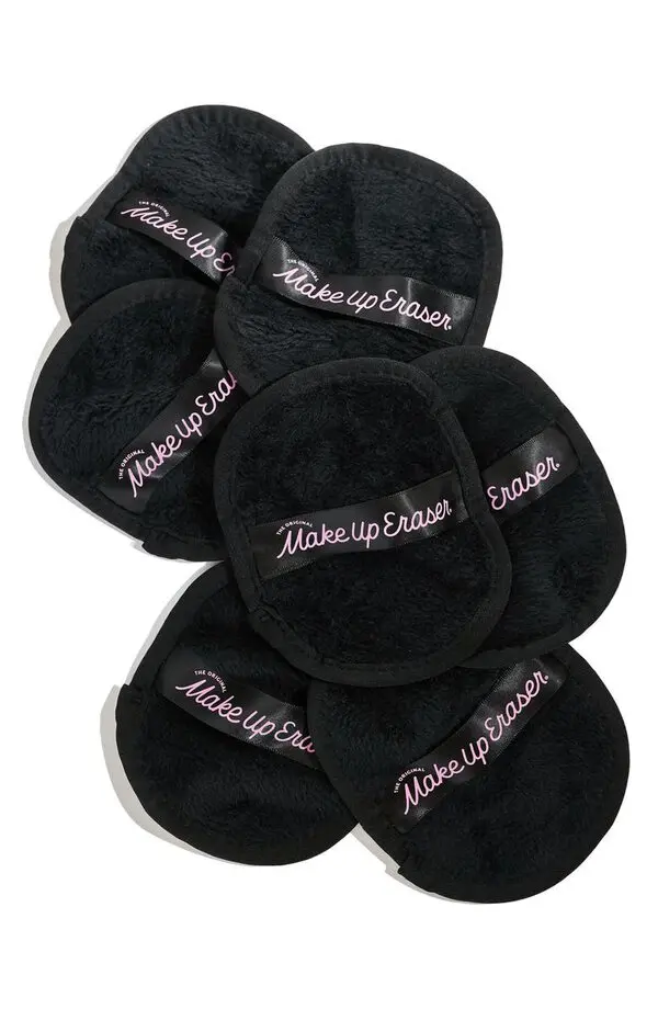 THE ORIGINAL MAKEUP ERASER 7-day Chic Makeup Eraser Set With Laundry Bag - Black