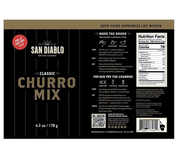 SAN DIABLO Churro Mix Refill Packs