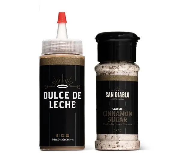 SAN DIABLO Churro Dulce De Leche & Cinnamon Sugar Set