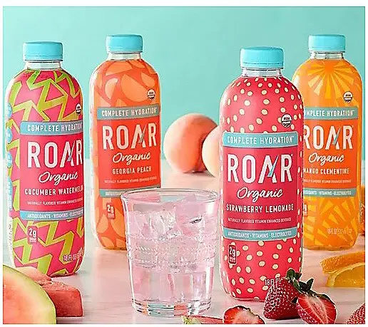 ROAR ORGANICS Roar Organic 18oz Bottles Vitamin & Electr Olyte Beverage - One-color