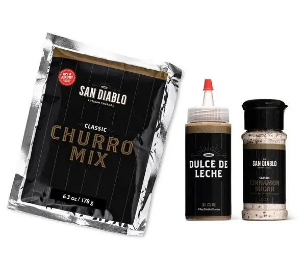 SAN DIABLO Churro Mix Refill And Toppings Kit