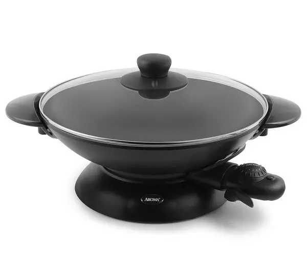 AROMA 5 Qt. Non-stick Electric Wok - One-color