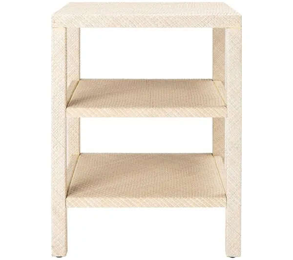 SAFAVIEH Apis Raffia 2 Shlf Accent Table