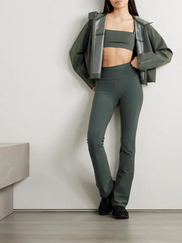 Alo Yoga Rain Or Shine Stretch Recycled-ripstop Hooded Jacket