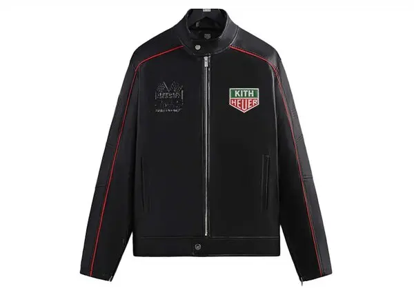 Kith X Tag Heuer Formula 1 Leather Racing Jacket