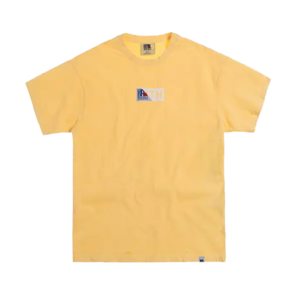 Kith X Russell Athletic Vintage Tee Shirt - Golden Haze