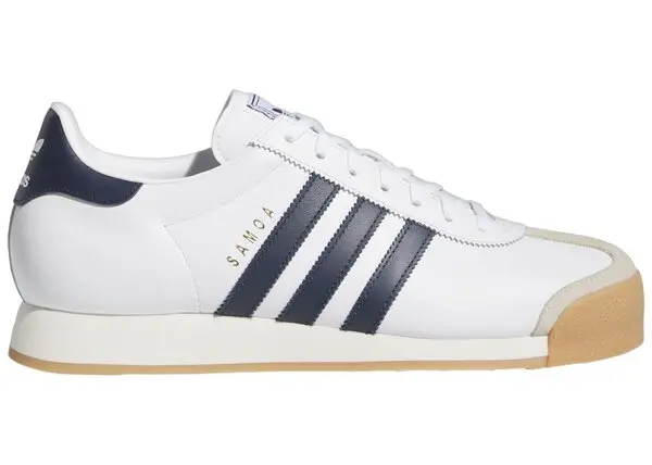 Adidas Samoa Sneakers - Cloud White/night Indigo/gold Metallic