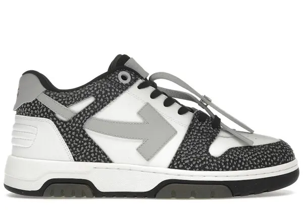Off-White Out Of Office Ooo Low-top Sneakers - Black/grey