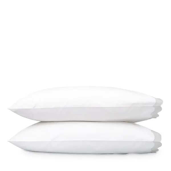MATOUK Lorelei Standard Pillowcase Set - Silver