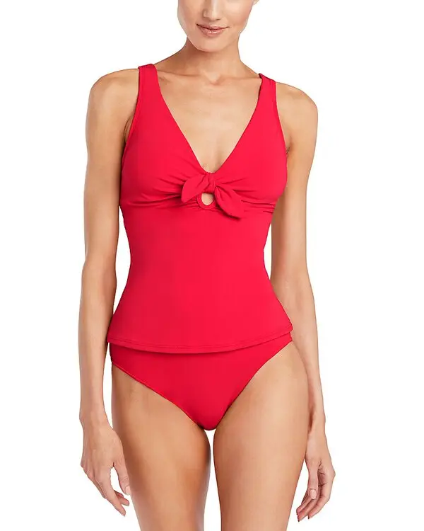 Robin Piccone Ava Tankini Top - Fiery Red