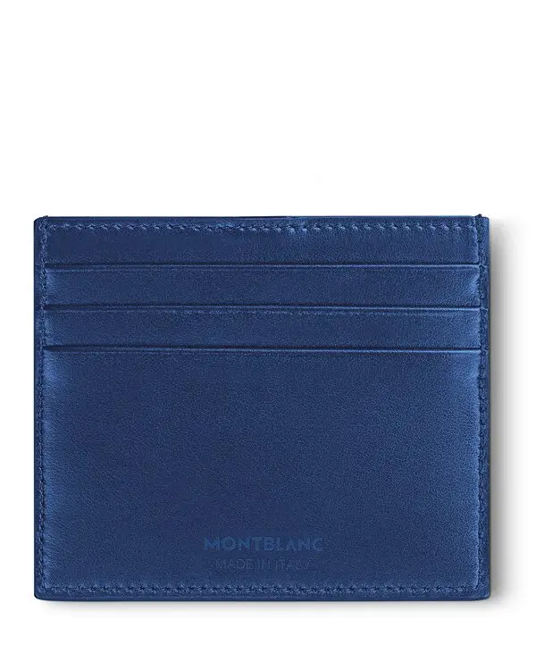 Montblanc Extreme 3.0 6cc Leather Card Holder - Blue