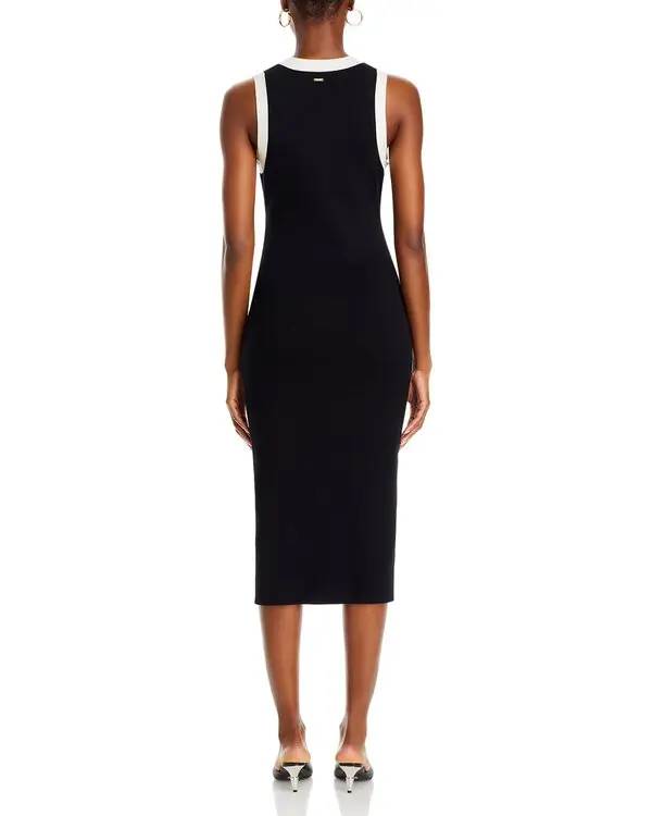 TOCCIN Victoria Button Front Midi Dress