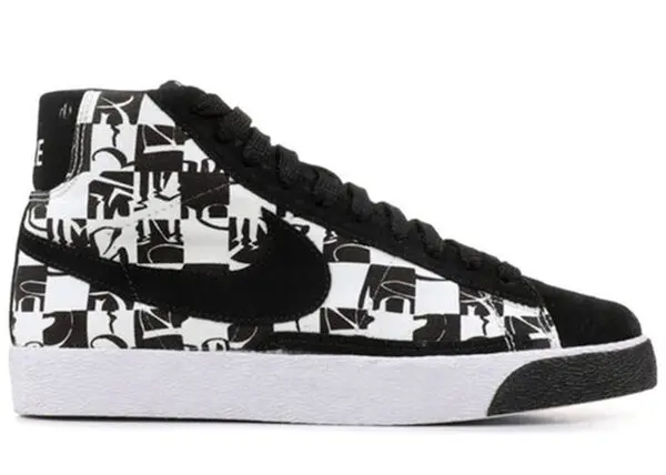 Nike Blazer Stussy Neighborhood Sneakers - White/black