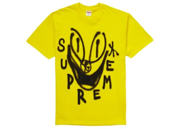 Supreme Smile Tee Shirt - Yellow